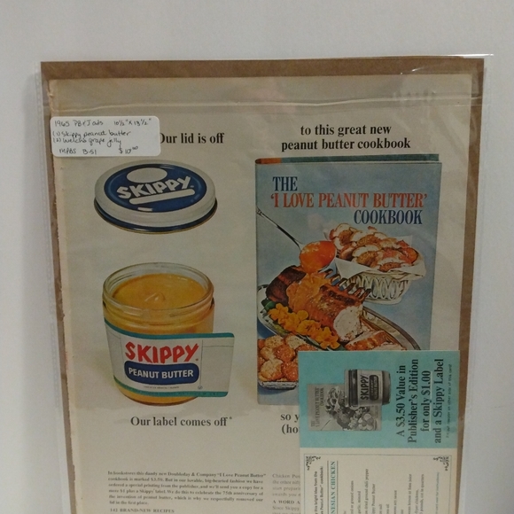 McCall's | Other | Vintage 965 Skippy Peanut Butter And Welchs Jelly ...